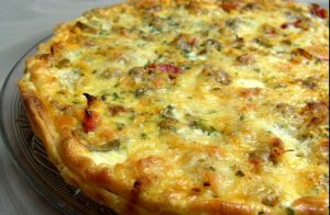 Quiche au poulet et aux poivrons – Savoir Tout